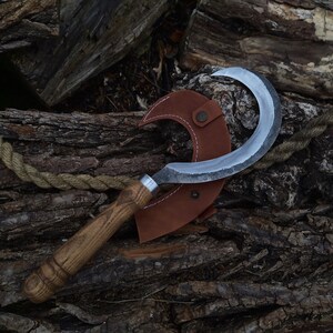 Forged Sickle. the Tool for Herbalism. Forged Braid Handmade for ...
