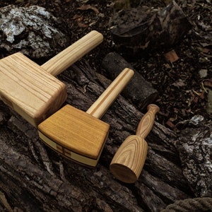 Wooden Hammer Set 3pcs. Handmade Wooden Hammer. Percussion Wooden ...