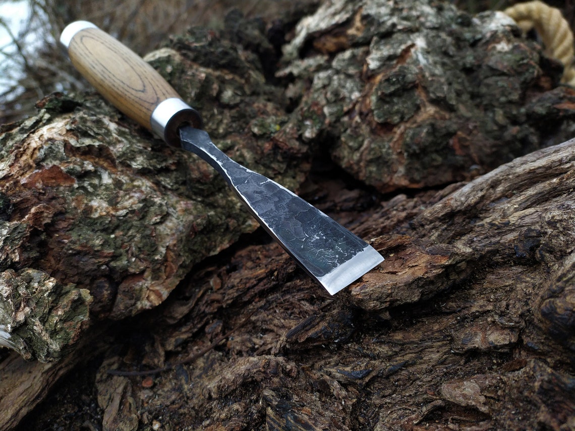 Straight Chisel Gouges Chisel. Forged Chisels Hand Forged - Etsy