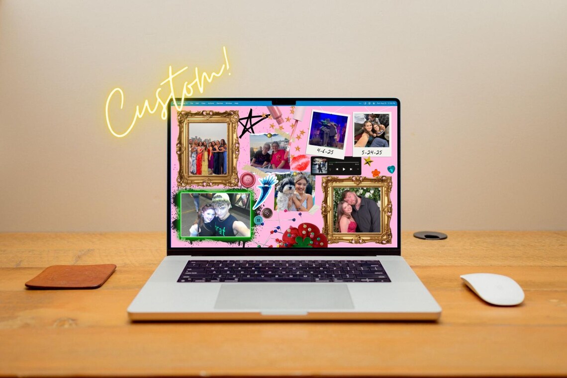 Custom Collage-style Computer Wallpaper - Eclectic Digital Download ...