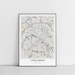 Custom Map Print, Street Names Custom Print, Custom Street Map, Custom ...