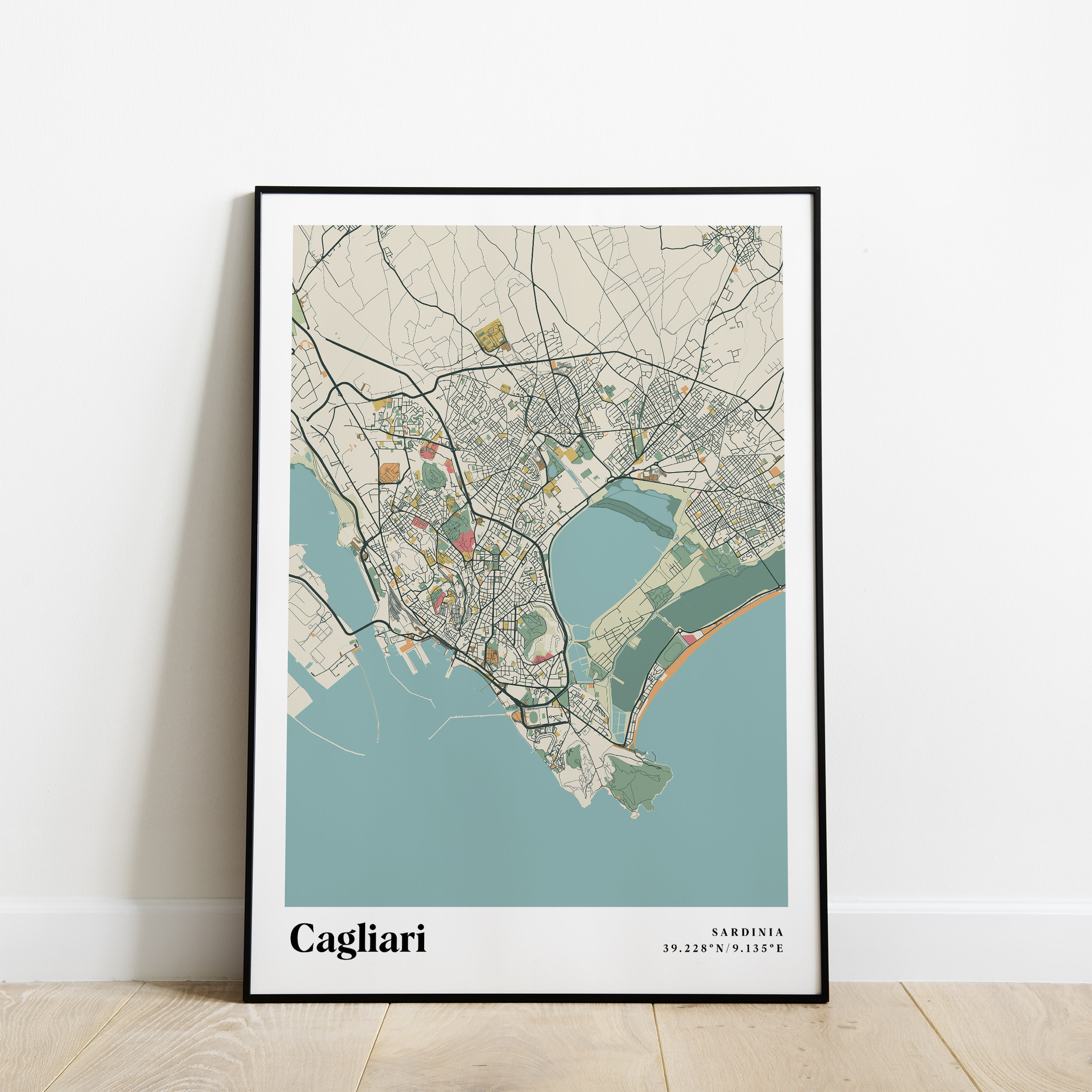 Mapa turistico cagliari | Castellontours.com
