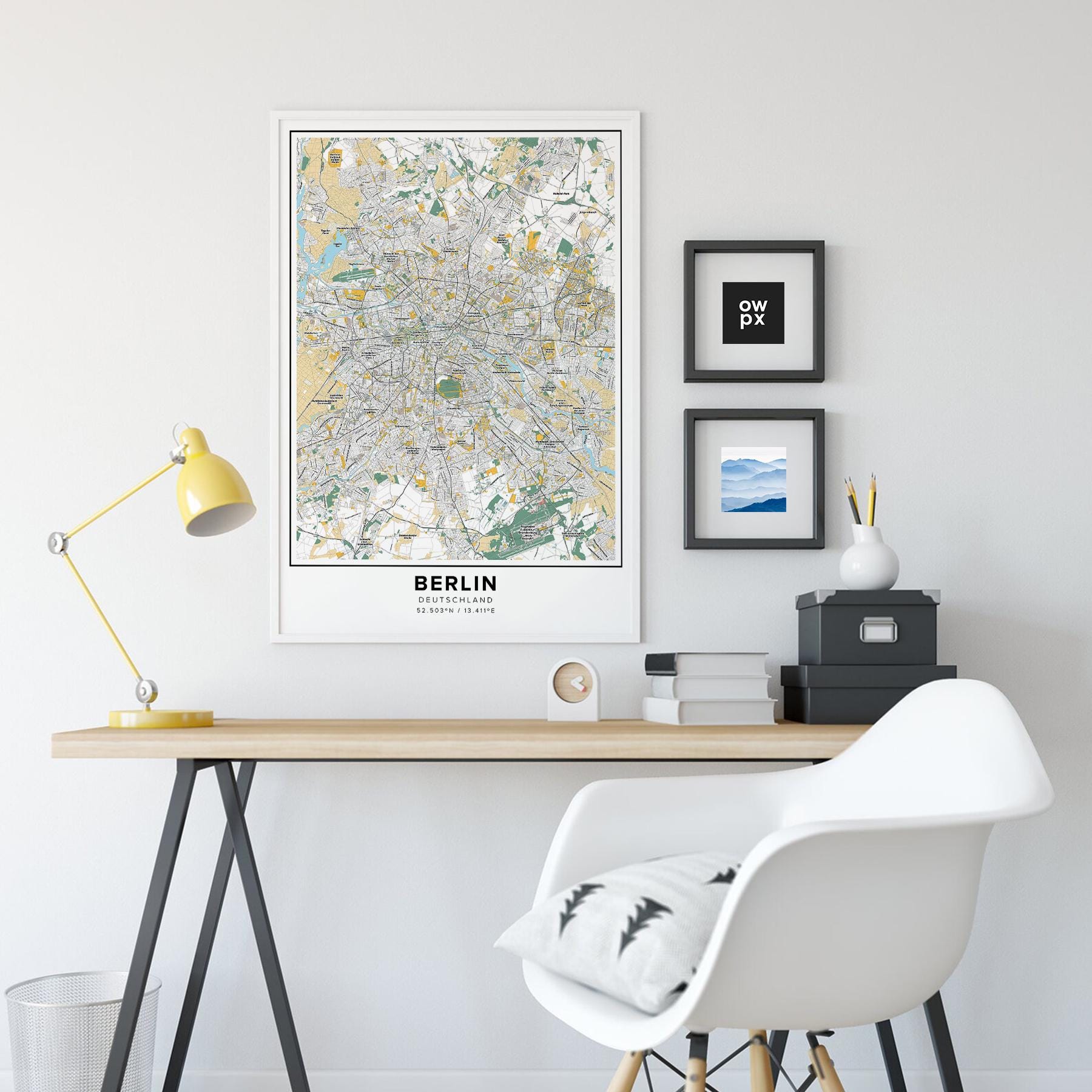 Berlin Map Print, Street Names Berlin Print, Printable Map of Berlin ...