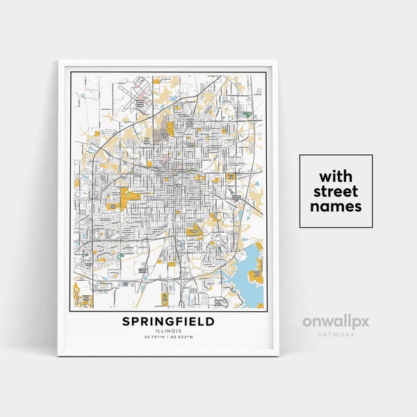 Springfield Travel Poster - Etsy
