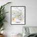 Lawrence Map Print, Street Names Lawrence Print, Printable Map of ...