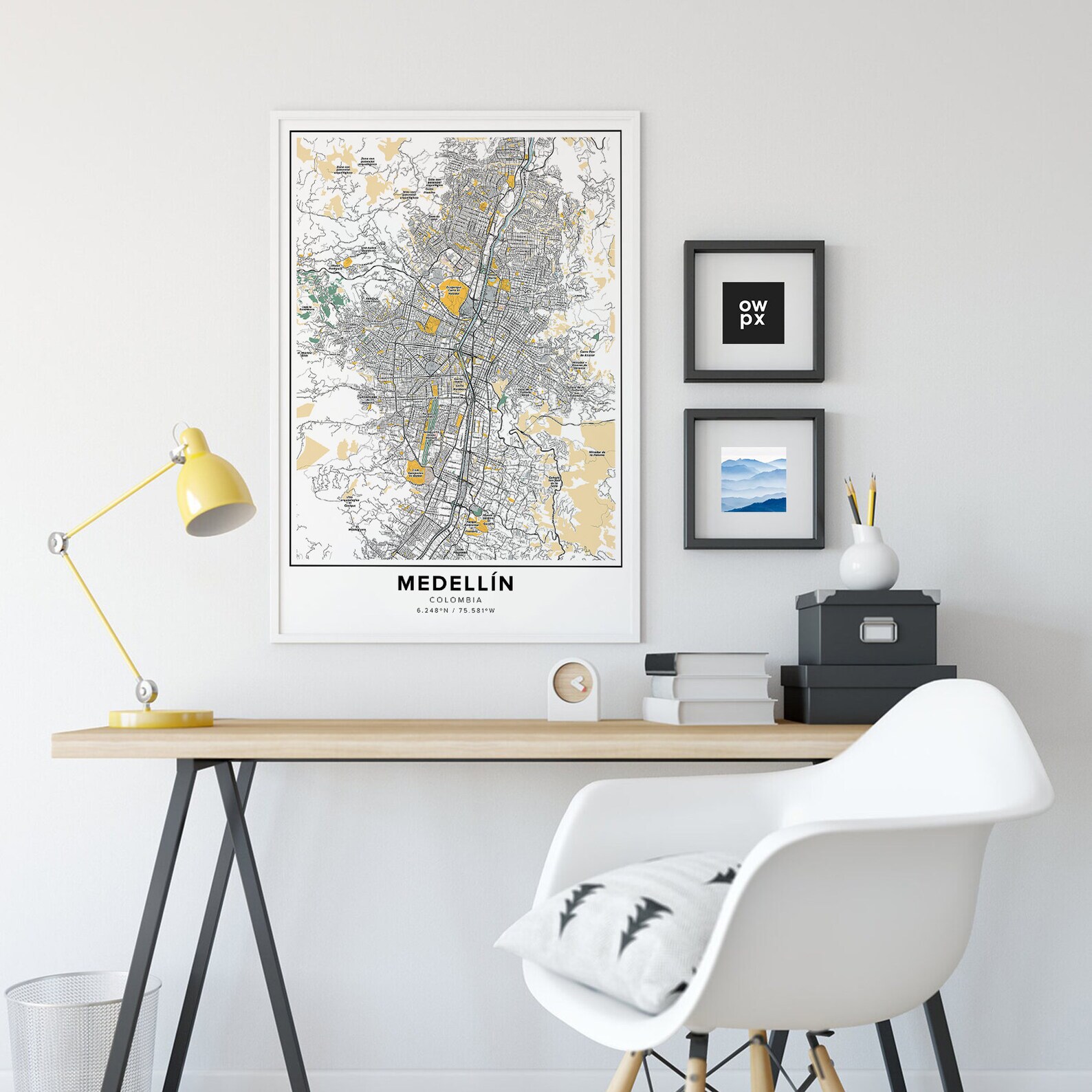 Medellin Map Print, Street Names Medellin Print, Printable Map of ...