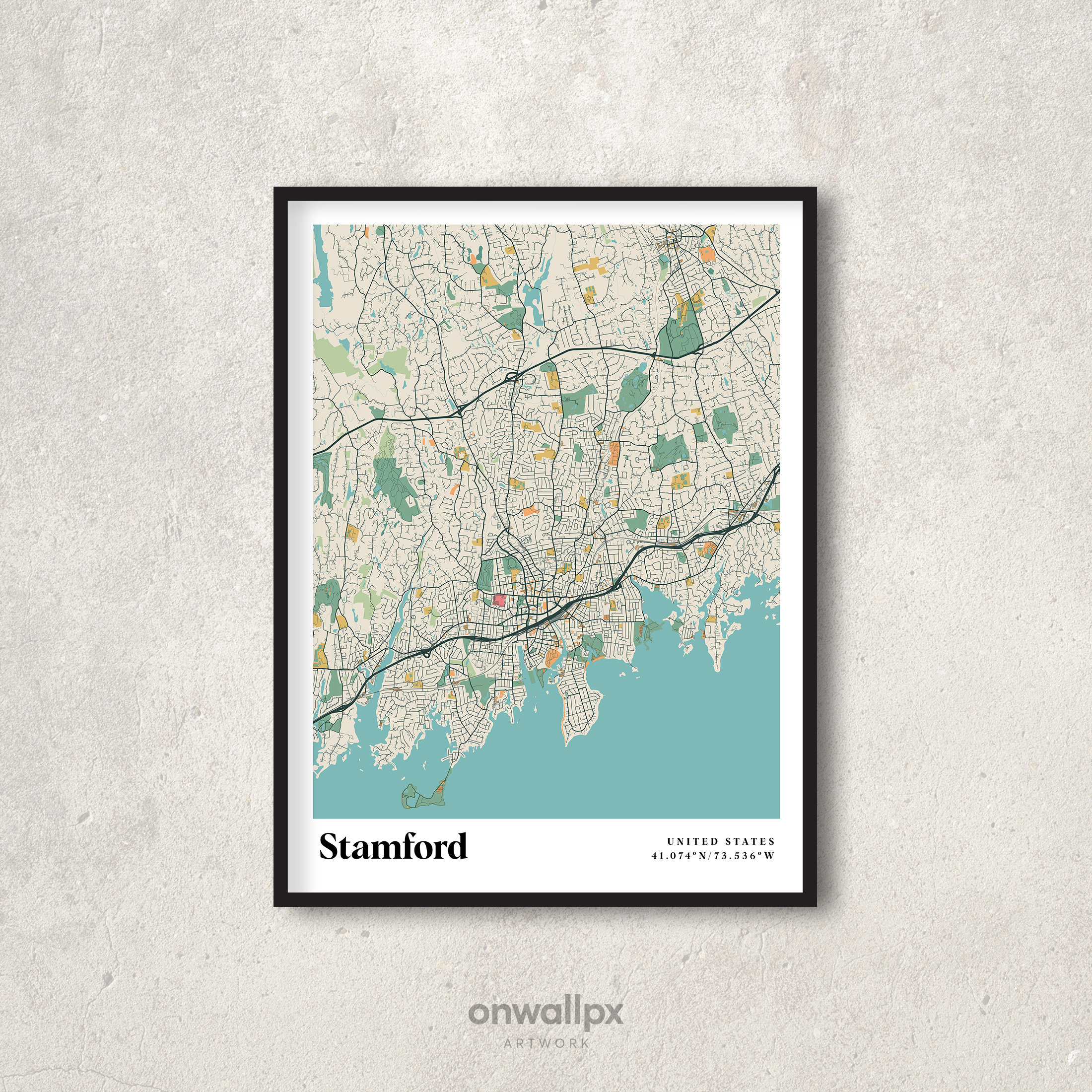 Stamford Map