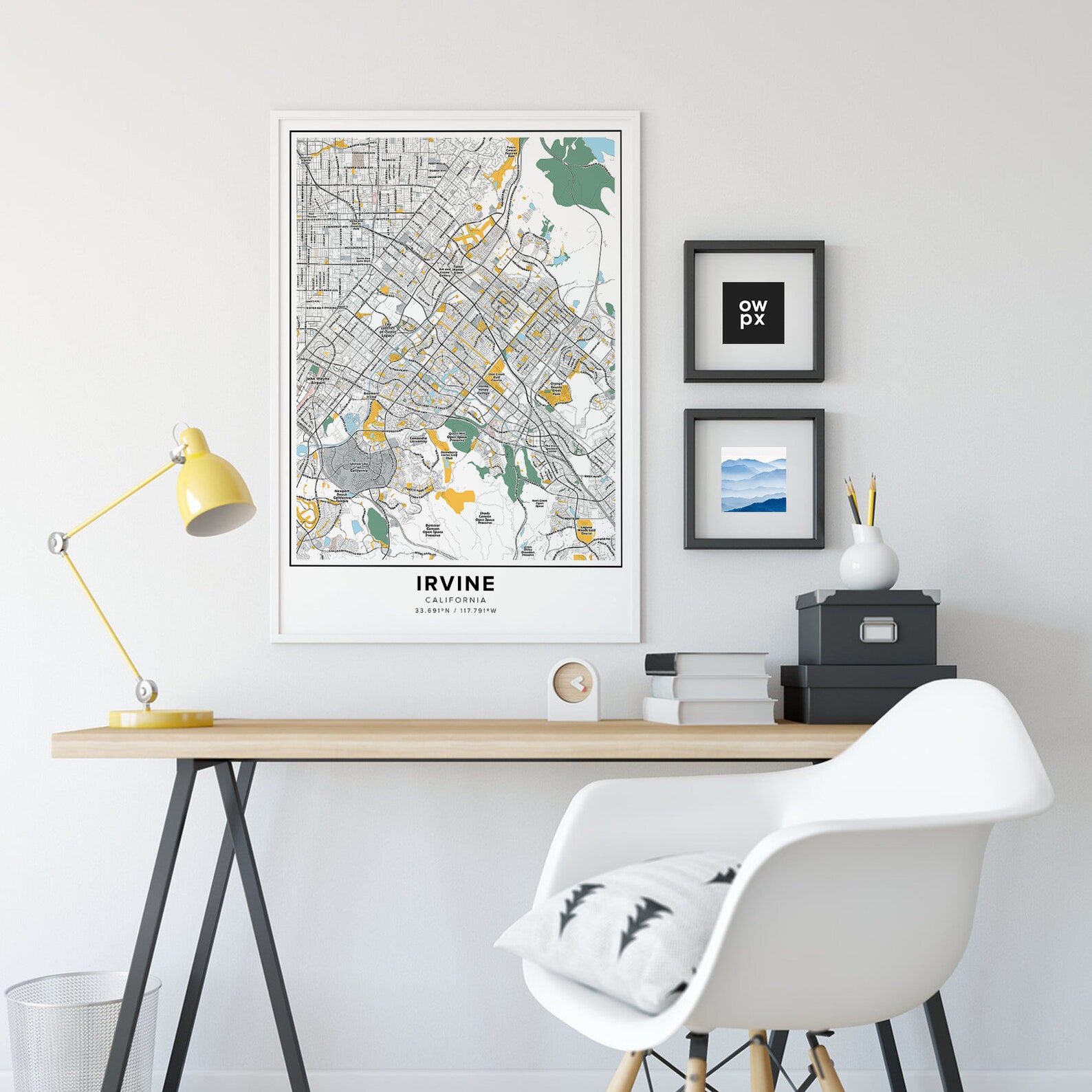 Irvine Map Print Street Names Irvine Print Printable Map of - Etsy