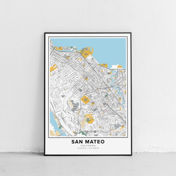 Ubicación De San Mateo, California