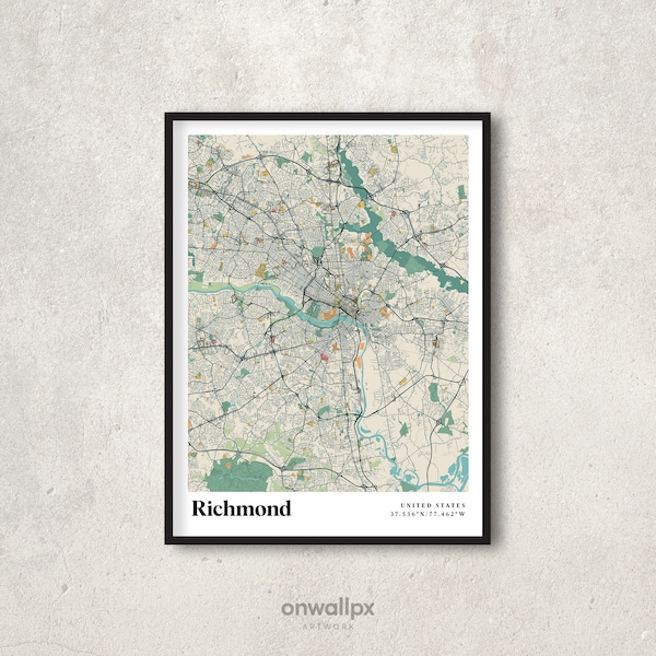 Richmond Poster - Etsy