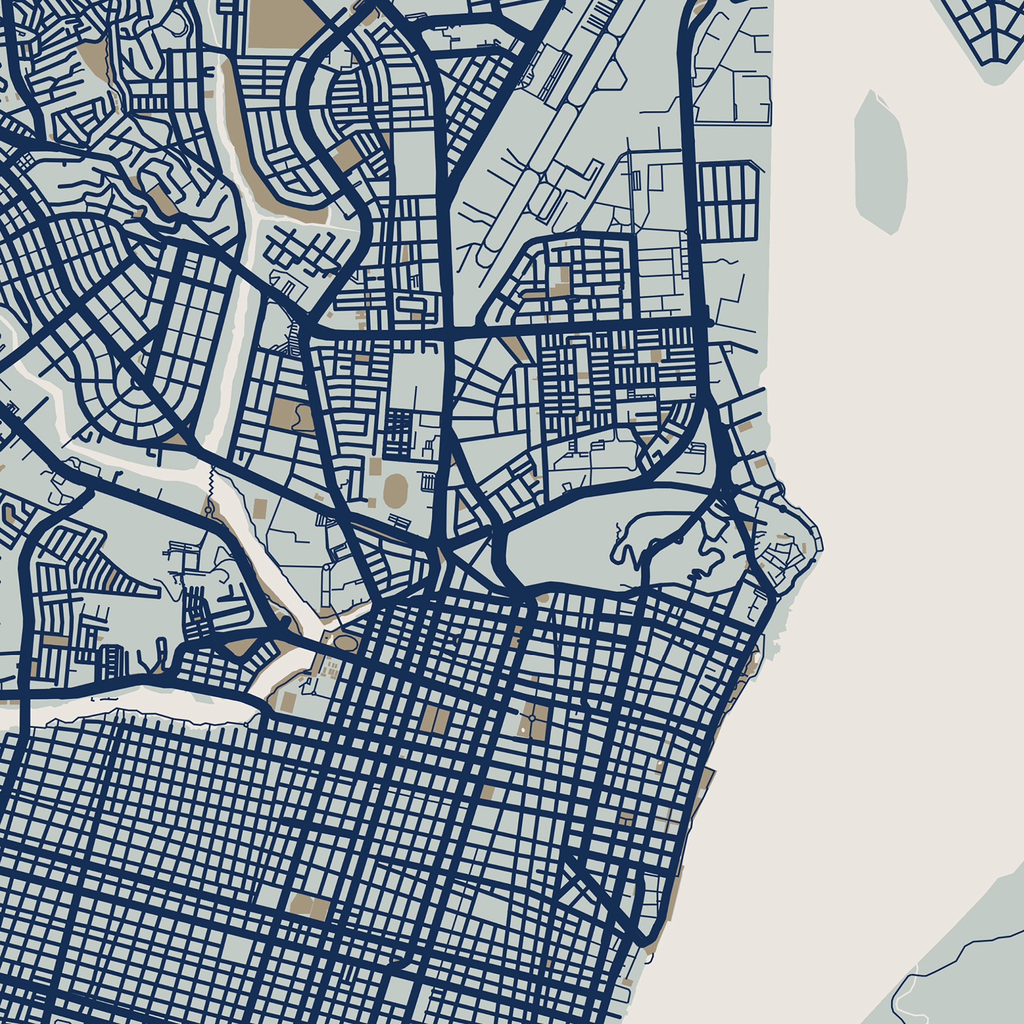 Mapa de Guayaquil, Mapa de Guayaquil Ecuador, Huella de Guayaquil, Arte ...