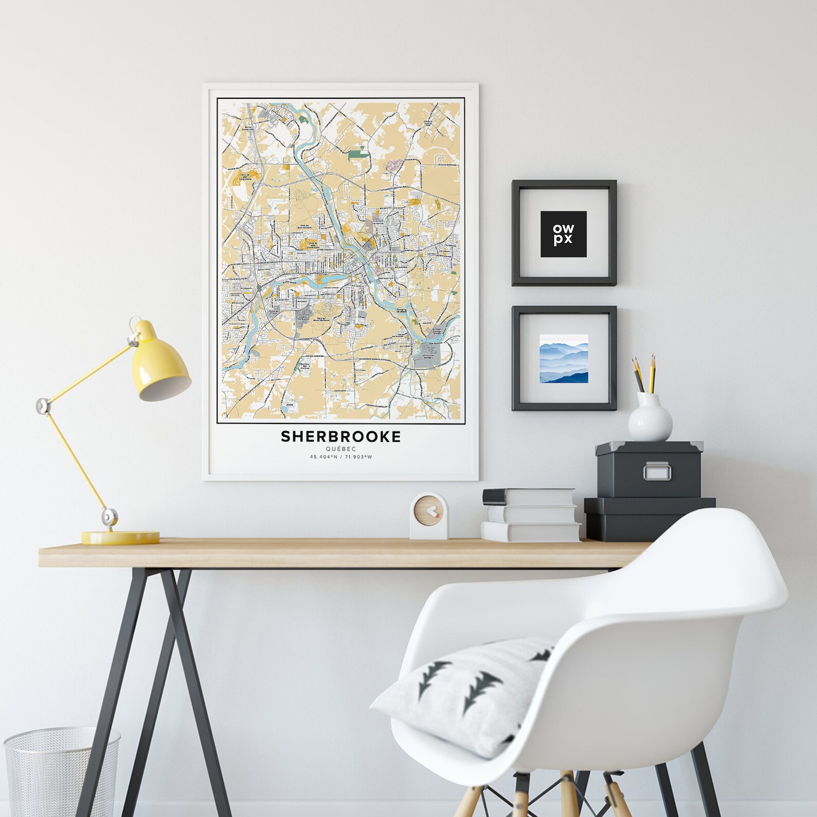 Sherbrooke Map Print, Street Names Sherbrooke Print, Printable Map of ...
