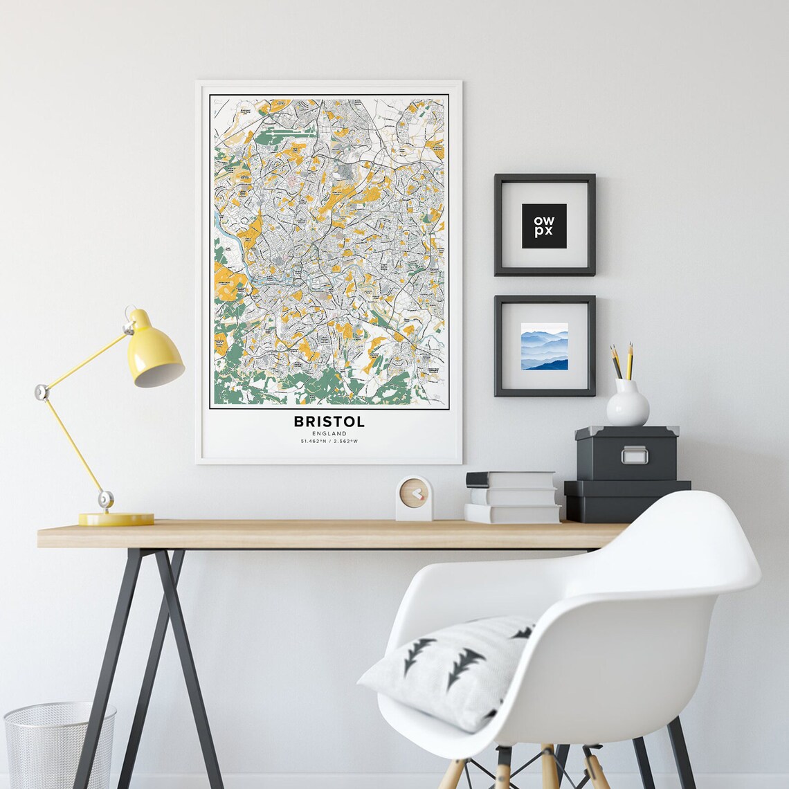 Bristol Map Print, Street Names Bristol Print, Printable Map of Bristol ...