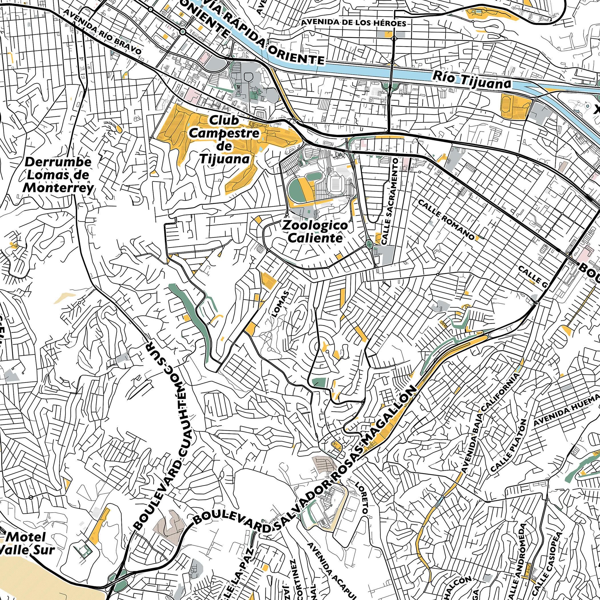Tijuana Colonias Map Weather Map For Colonia Humberto Gutierrez