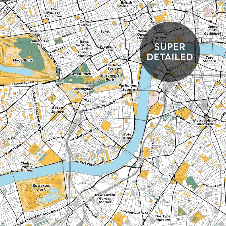 Custom Map Print Street Names Custom Print Custom Street - Etsy