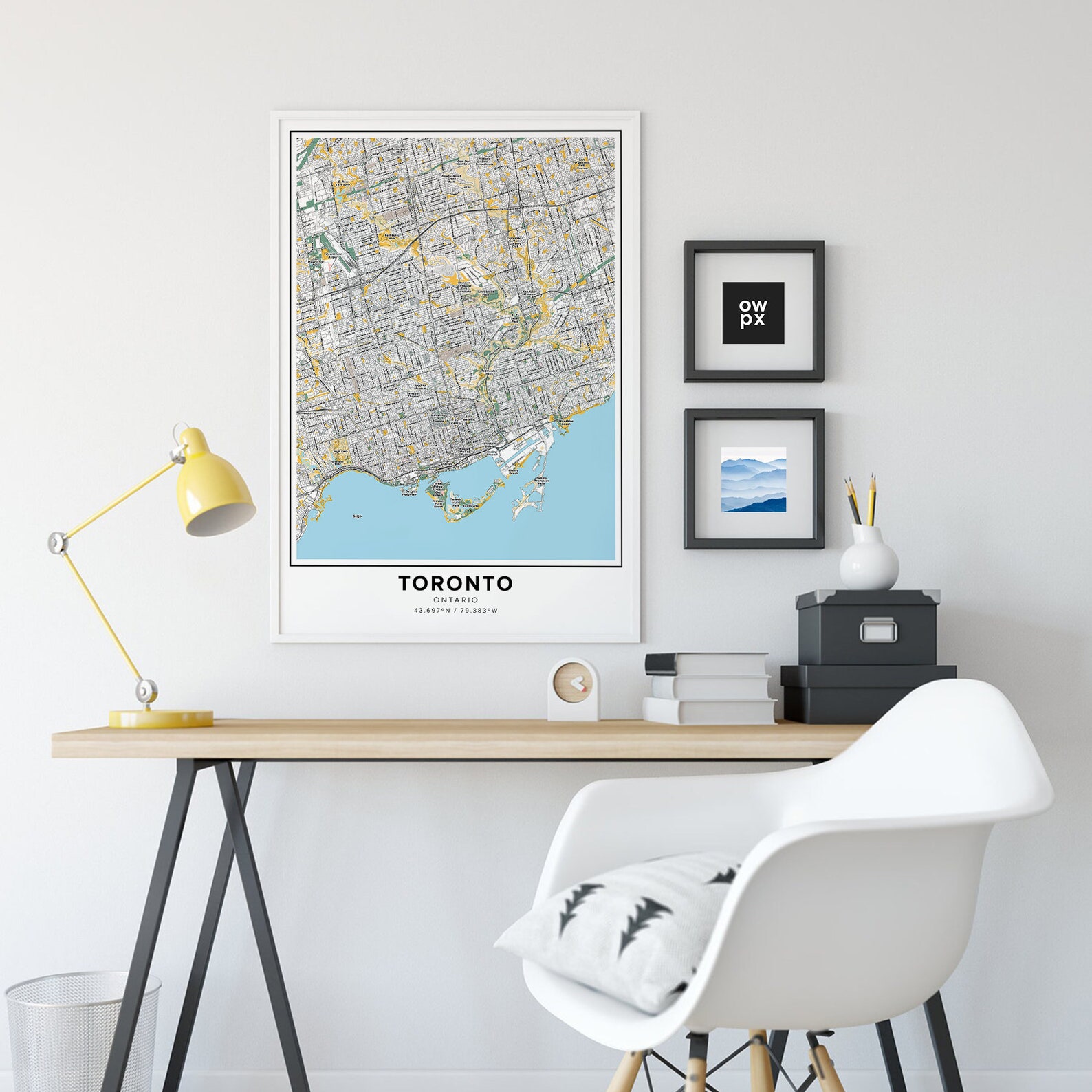 Toronto Map Print, Street Names Toronto Print, Printable Map of Toronto ...