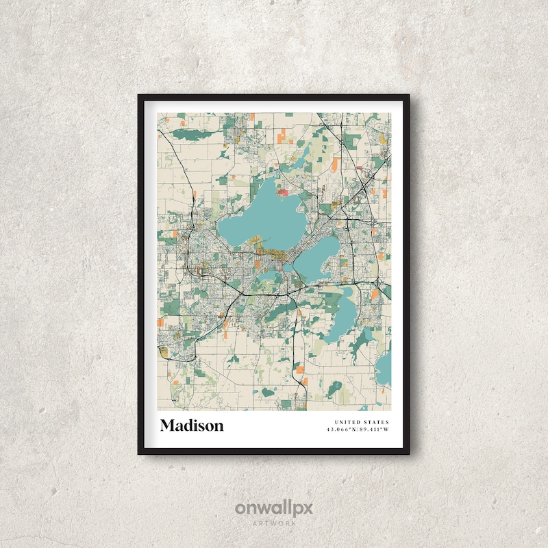 Madison Wisconsin - Etsy