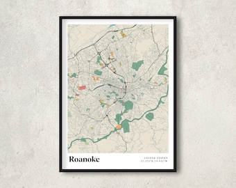 Roanoke Virginia Wall Art - Etsy