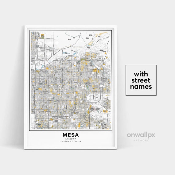 Mesa Arizona Map