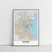 Boston Map Print, Street Names Boston Print, Printable Map of Boston ...