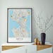 Seattle Map Print, Street Names Seattle Print, Printable Map of Seattle ...