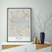 Custom Map Print, Street Names Custom Print, Custom Street Map, Custom ...