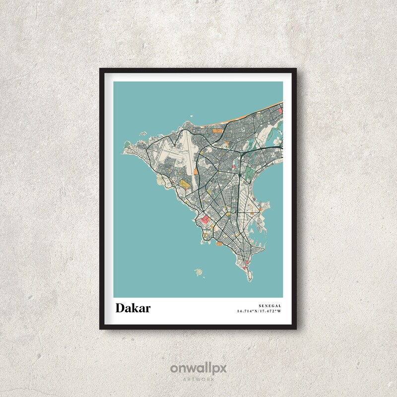 Dakar Poster - Etsy