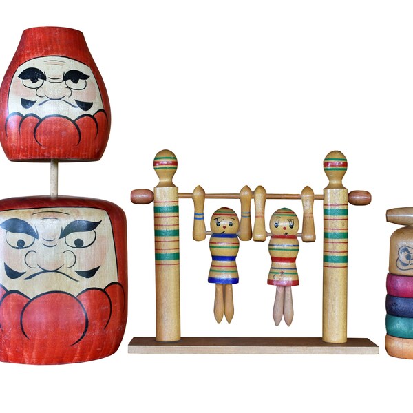 Wooden Acrobat Toy - Etsy