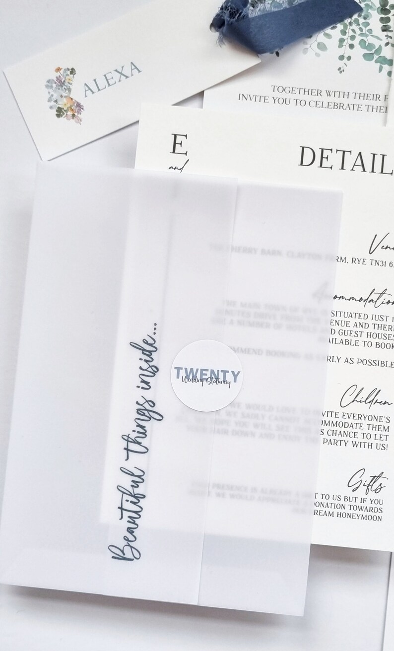 Wedding Invitation Sample Pack, Wedding Stationery, Save the Date ...