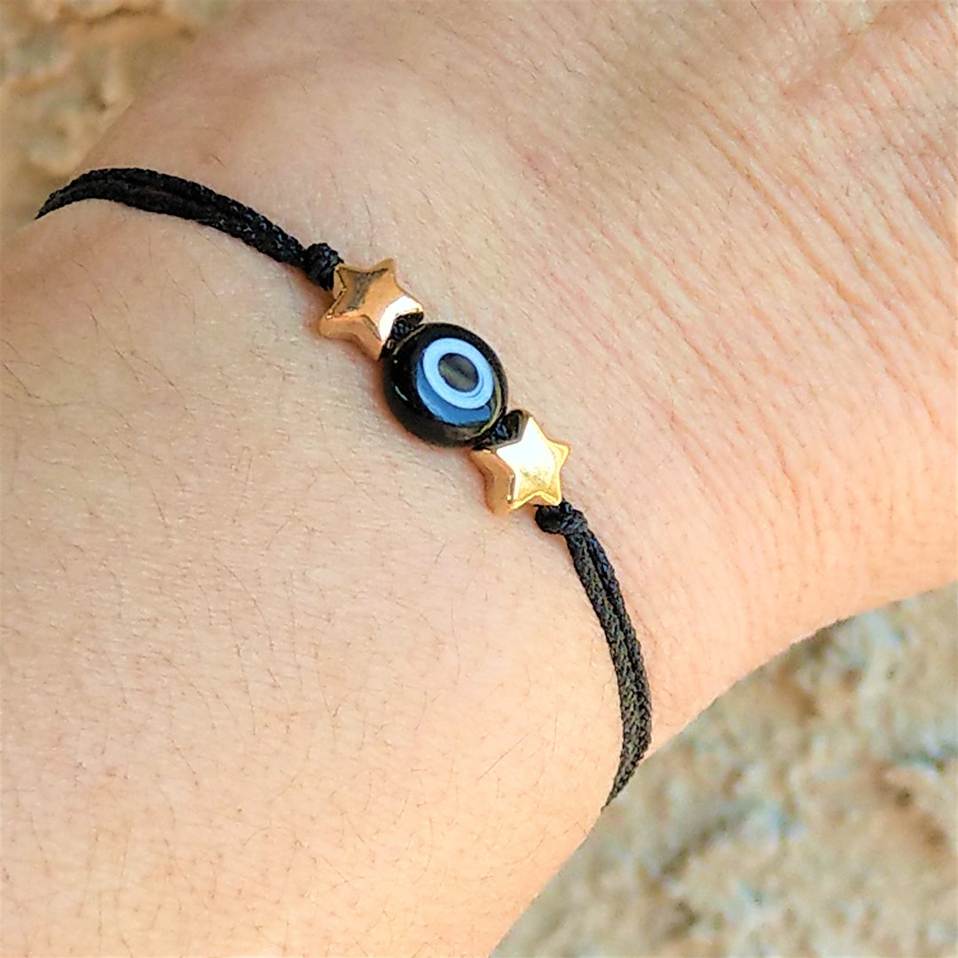 Individual Evil Eye String Bracelet Set| Evil Eye Satin Bracelet ...