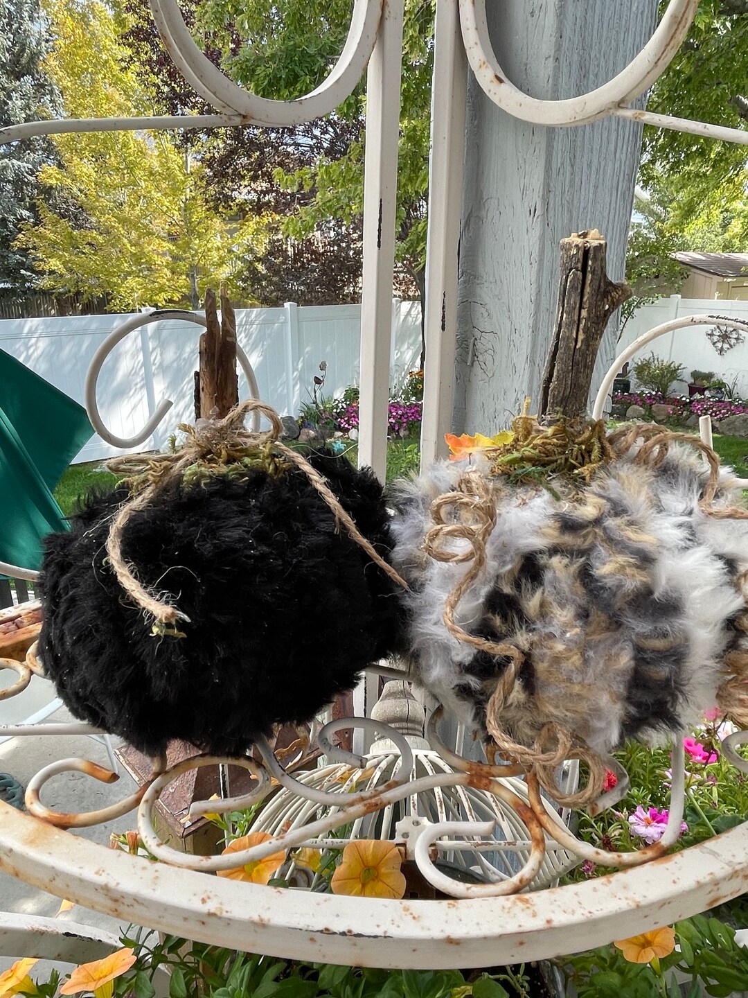 Furry Pumpkin in Black or Multi-color - Etsy