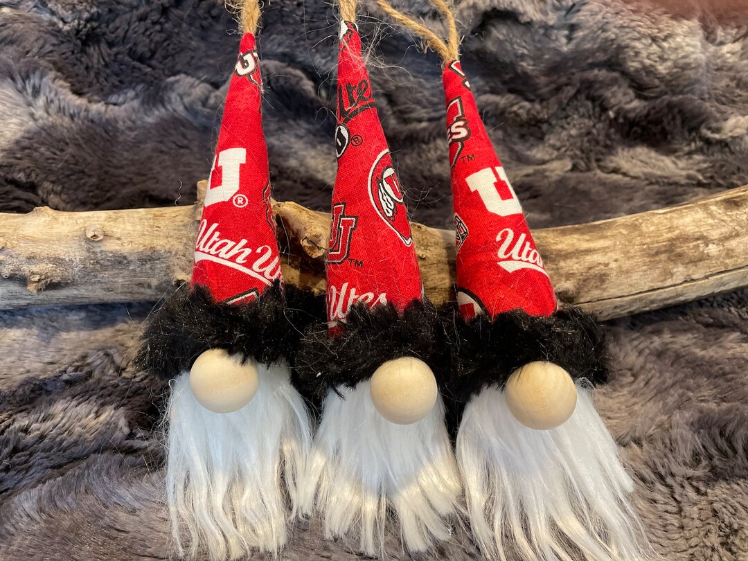 Utah Utes three Gnome Decorations or Ornaments - Etsy