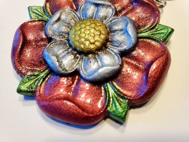 Tudor Rose Rose Keychain England Henry Viii Heraldic - Etsy