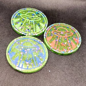 Alien Abduction, Alien Coaster, Alternative Coaster. Customizable ...