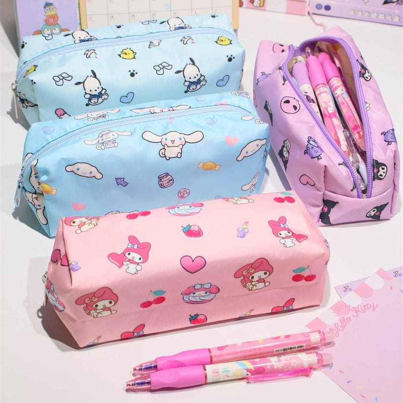 Large Capacity Cute Kawaii Pencil Case - Etsy