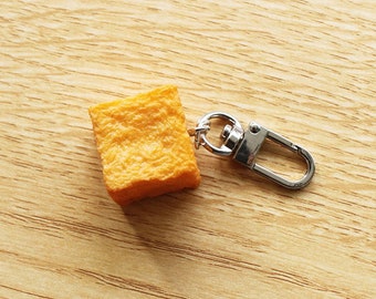 Tofu Keychain - Etsy