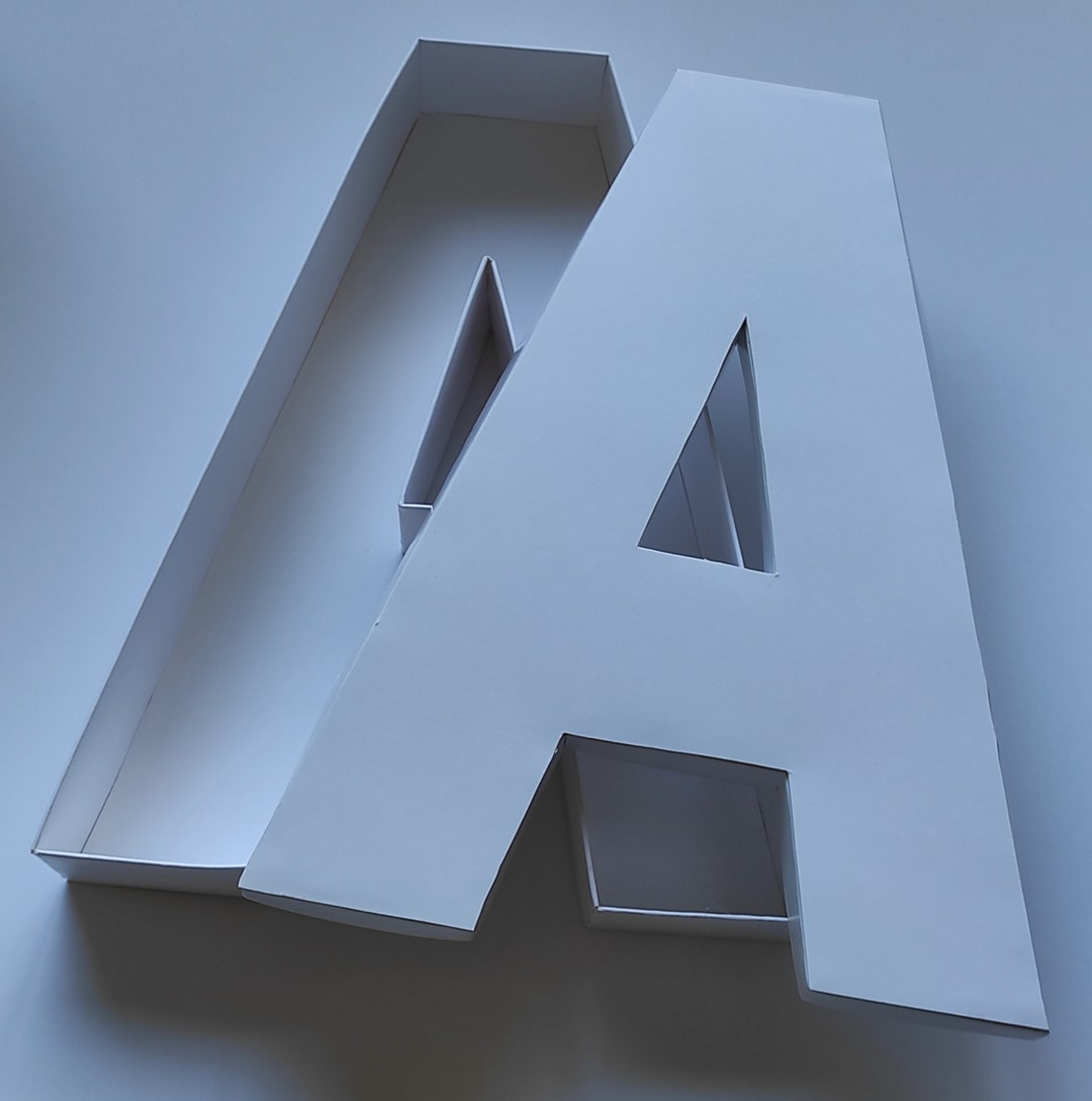 Fillable Letter/ Number Boxes With Lid 28cm/11 - Etsy