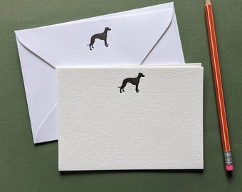 Greyhound Dog Note Cards Set of 10 With Matching Envelopes - Etsy