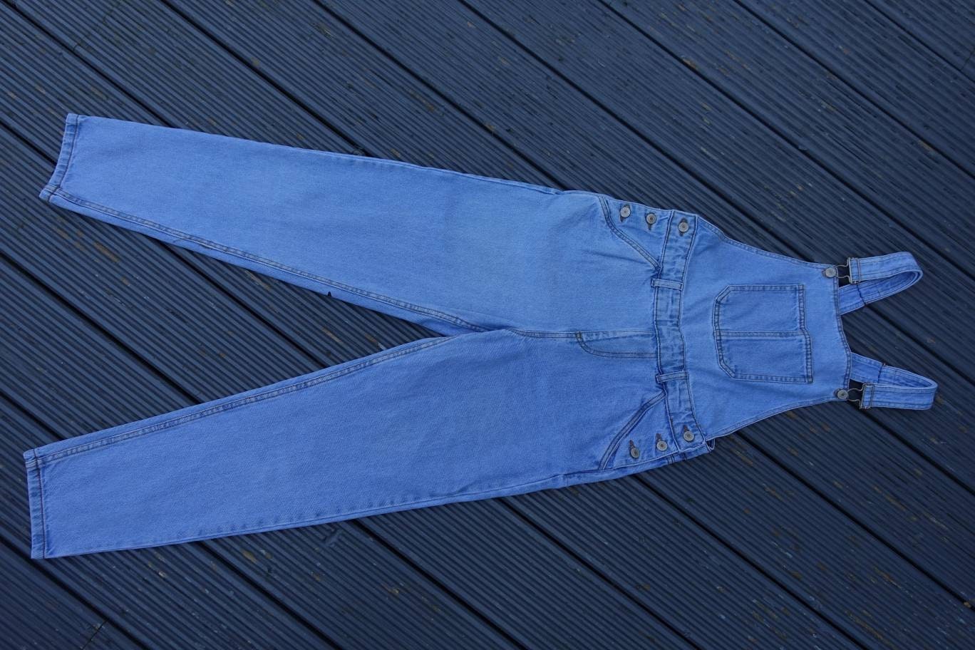 Hand Painted Custom Denim Overalls Dungarees With Celetial Stars, Suns ...