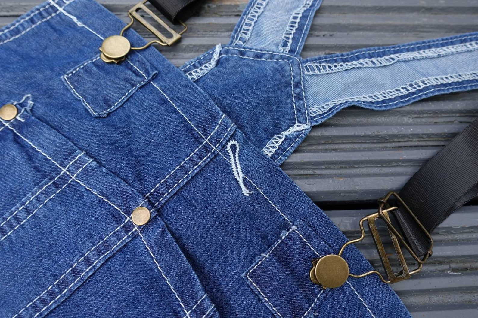 Unisex Hand Painted Custom Overall Dungarees With Hot Stuff Devils - Etsy