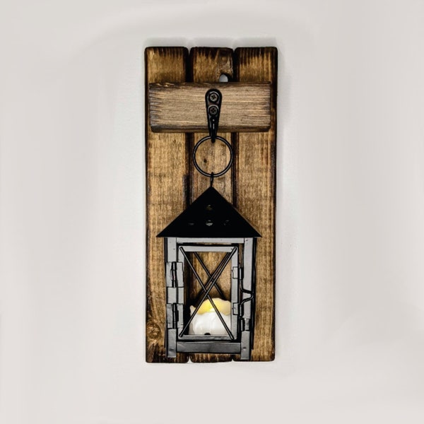 Rustic Wall Sconce - Etsy