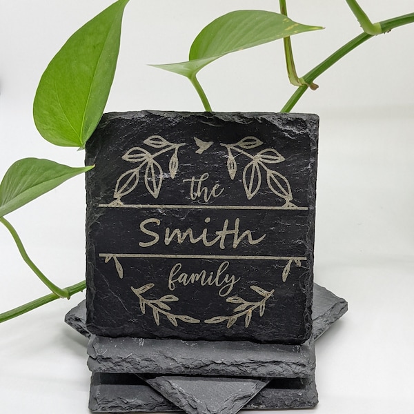 Slate Coasters - Etsy