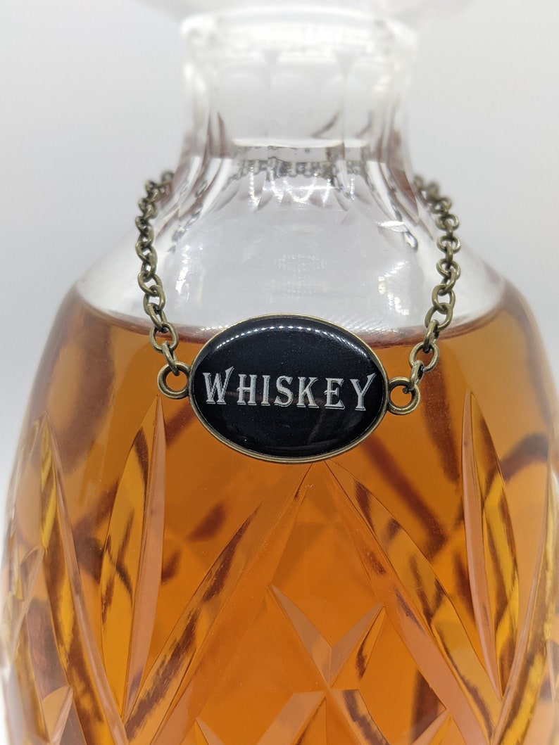 Liquor Decanter Tags Labels. Custom Sets. Hang on Decanters - Etsy