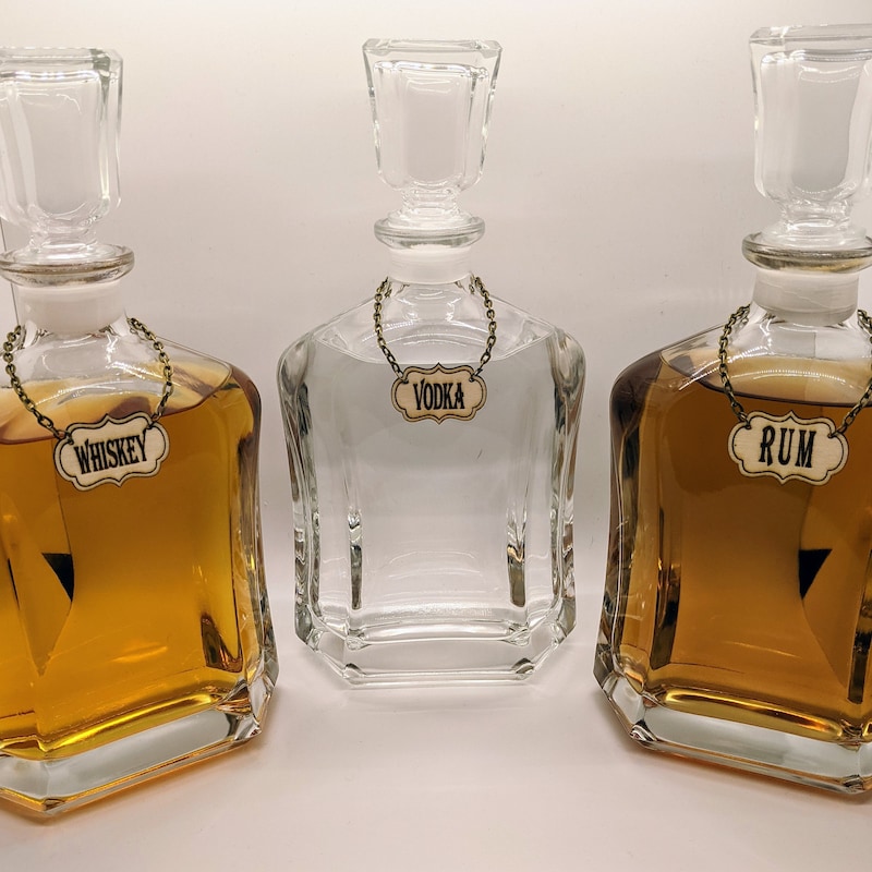 Liquor Bottle Tag - Etsy