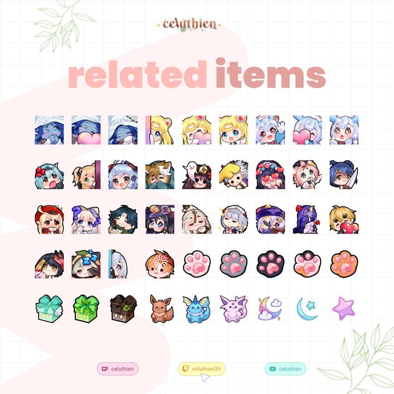 Spring Flowers | Sub/bit Badges | Discord Role Badges | Twitch Discord ...