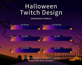 Animated Bat Halloween Twitch Alerts / Kawaii Halloween / Alert / New ...