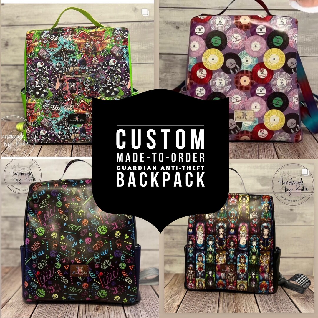 Custom Made-to-order- Anti-theft Guardian Backpack - Etsy