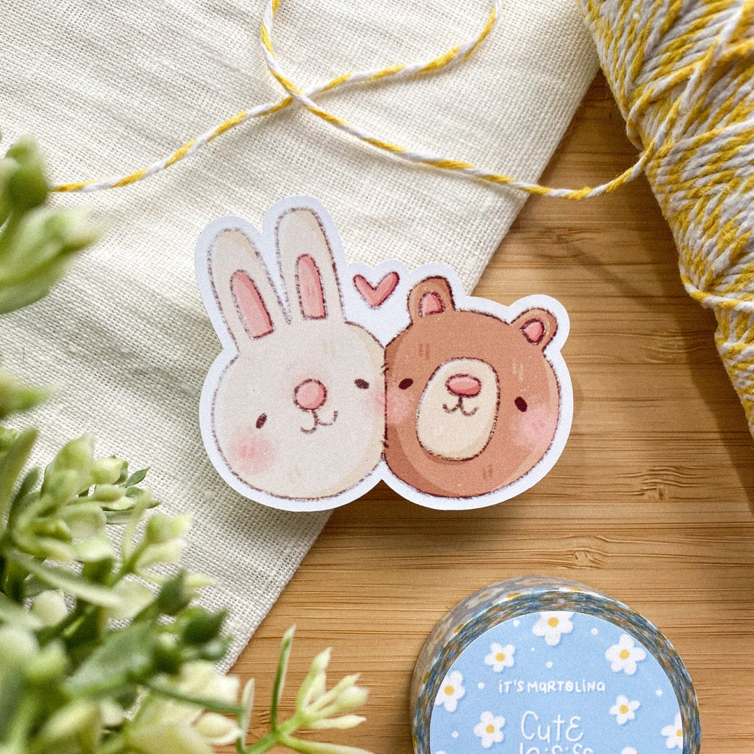 Love Story Sticker Flake Cute Sticker Die Cut Planner Sticker Spring ...