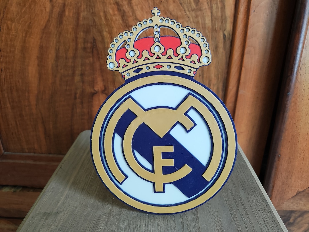 Real Madrid Logo – 20 Cm - 3D Print - Etsy