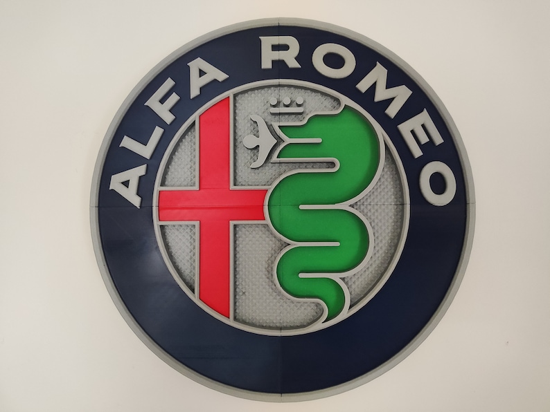 Alfa Romeo Logo 7 20 40 60 Cm 3D Print / Model 7cm 1 Bought 1 Free - Etsy